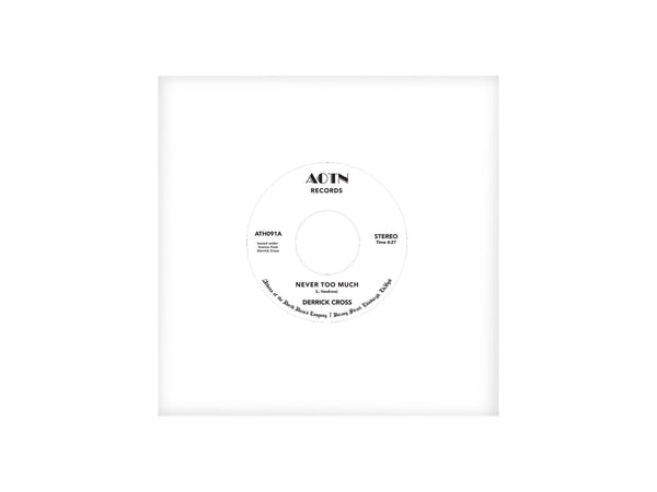Derrick Cross - Never Too Much 7" - Tucker-Bloom